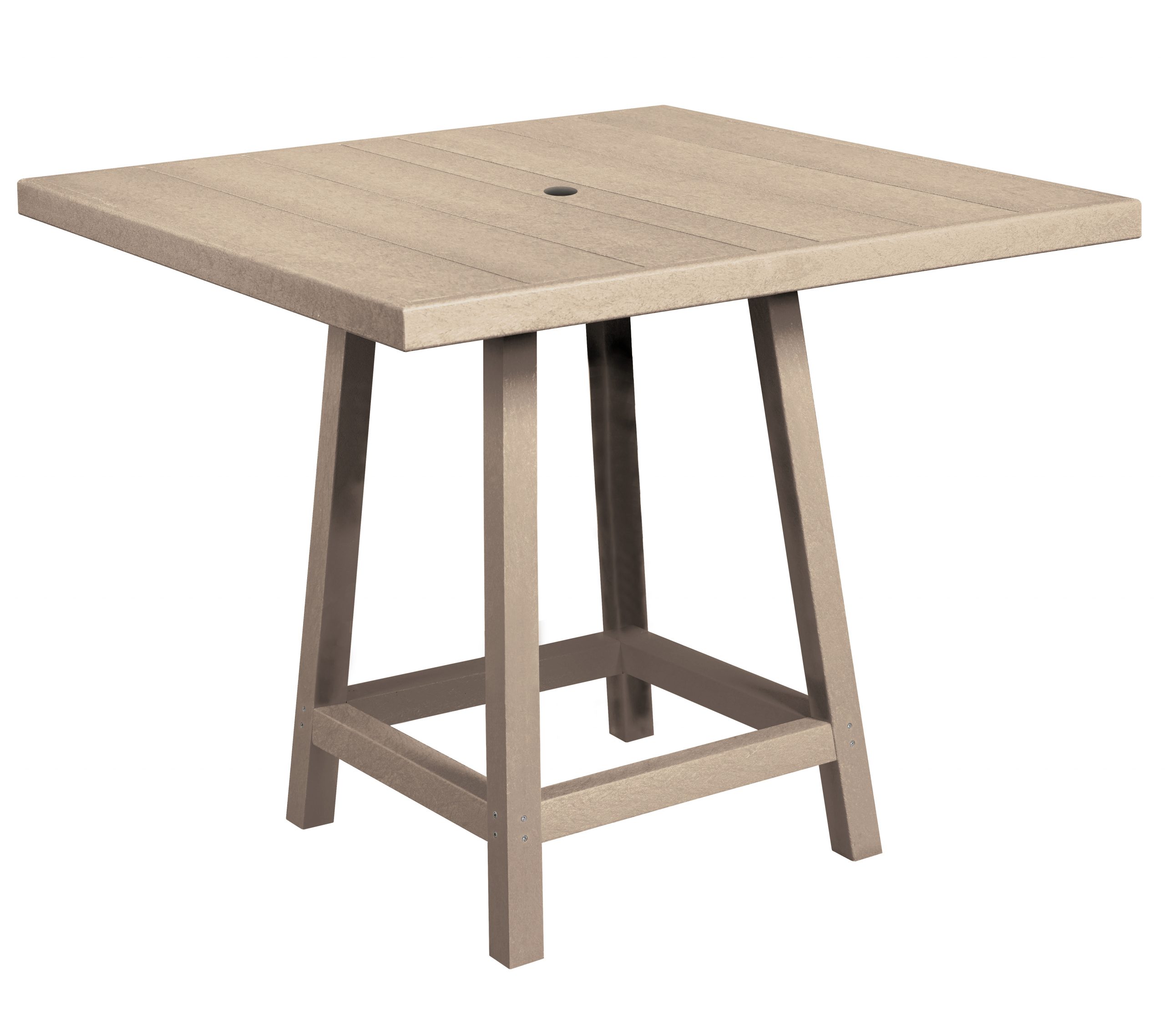 Recycled Plastic Square Pub Table